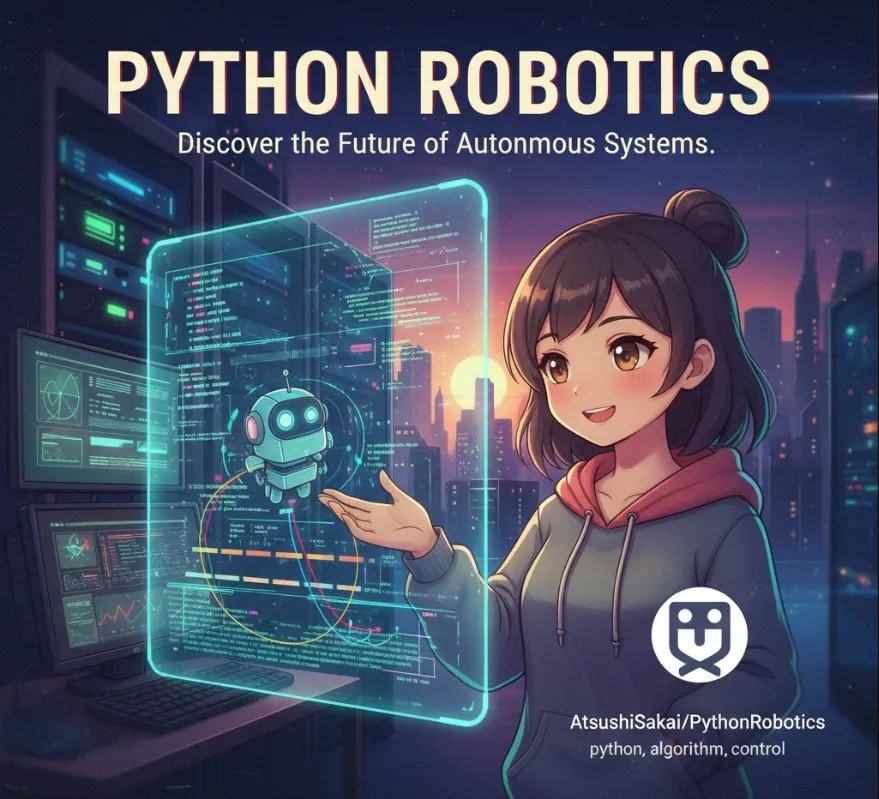 algorithm - 【Python Robotics】ロボットアルゴリズムを動かす！エンジニアのための学習・開発入門 - control